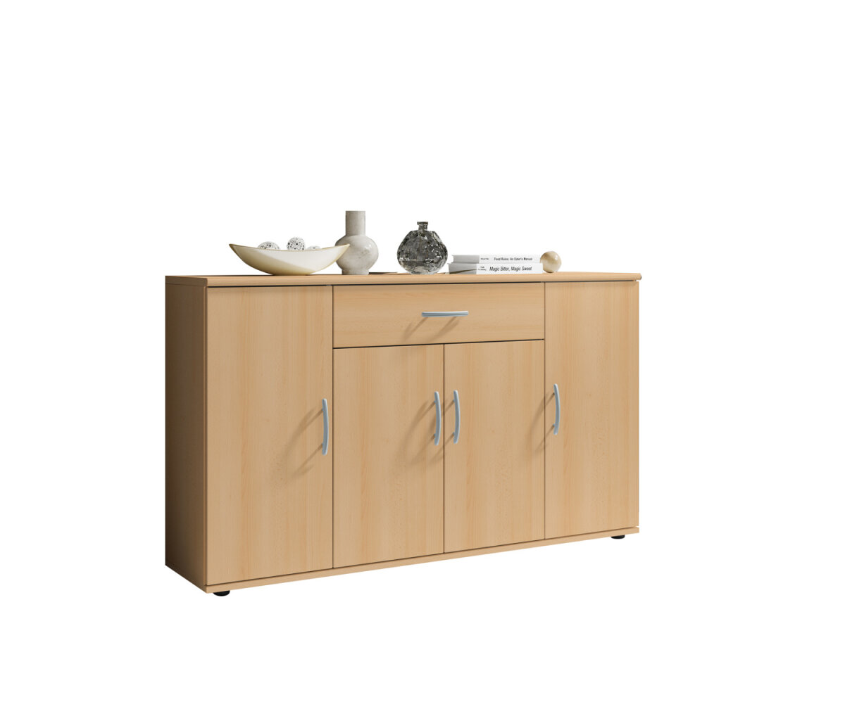 Kommode / Sideboard LILLY 13 in Buche 117 cm breit, 94,90